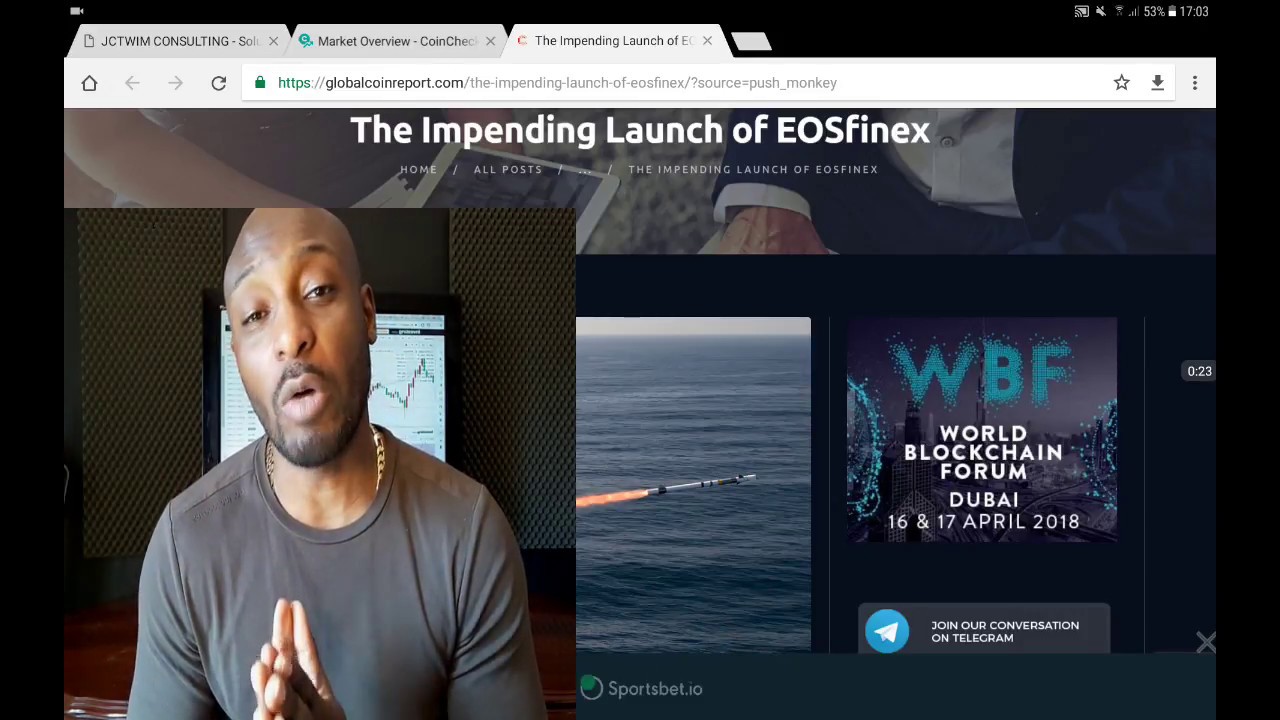 EOS & BITFINEX LANCENT EOSFINEX - YouTube