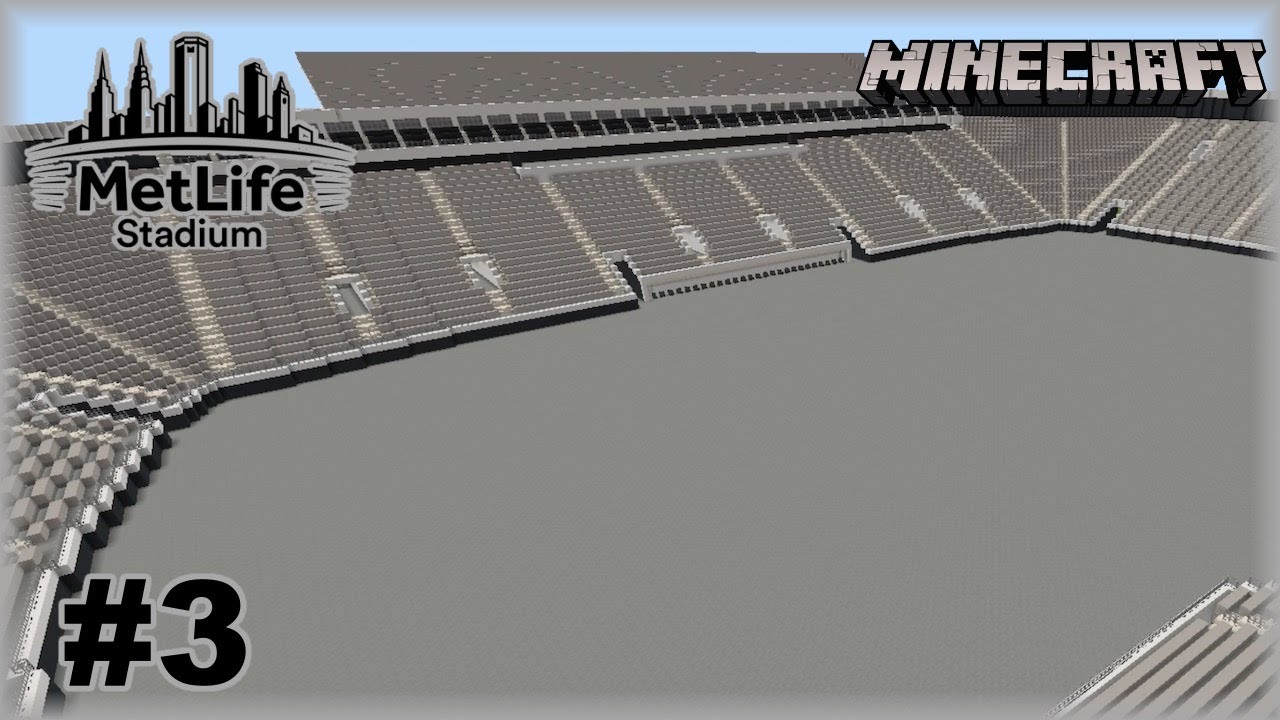 Minecraft Metlife Stadium: Creating Luxury VIP Experience! (Episode 3 ...