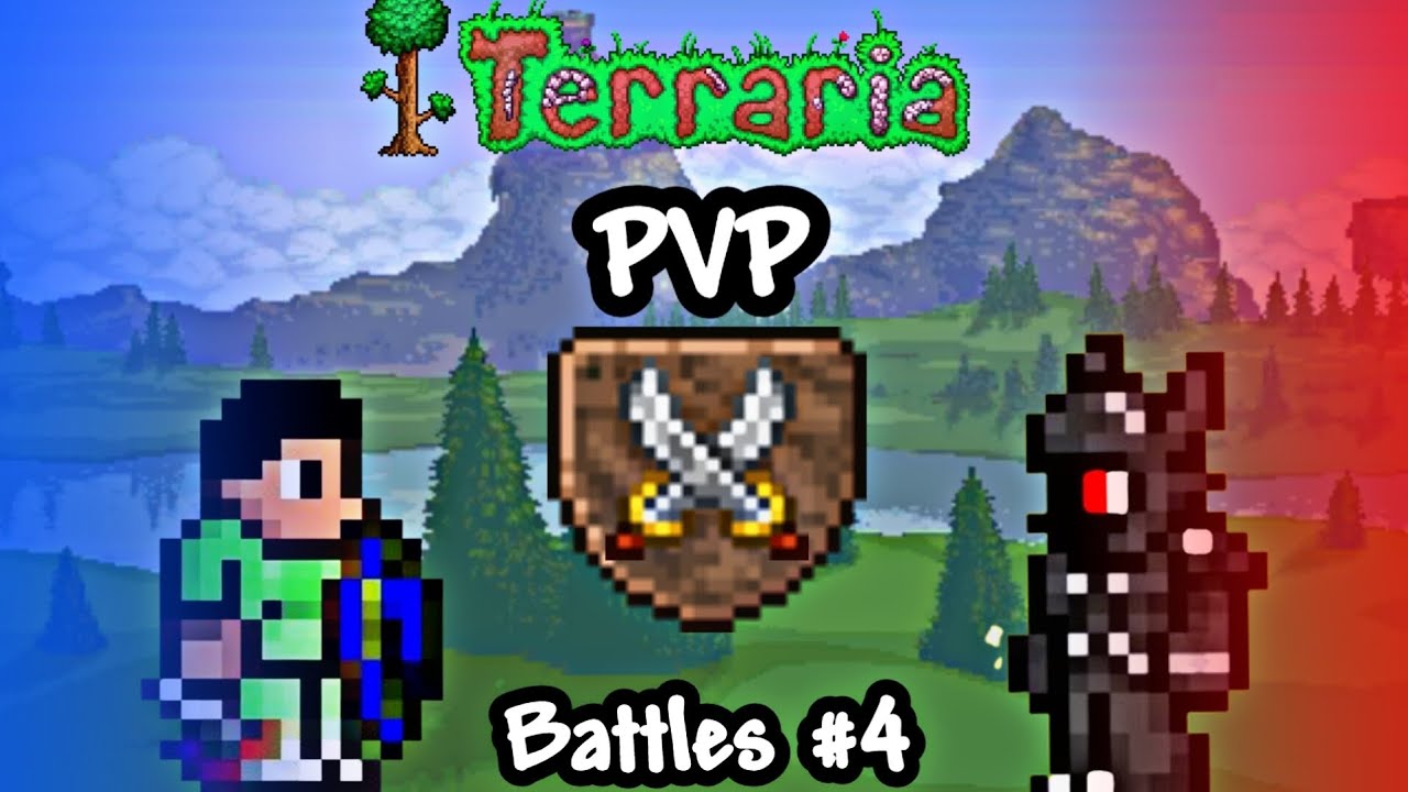 TERRARIA PVP BATTLES #4 THE SERIES: THE WARRIOR VS DARK TERRARIAN ⚔ ...
