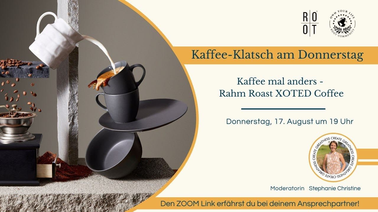 ROOT Kaffee Klatsch. Kaffee mal anders – Rahm Roast XOTED Coffee (17. August 2023) - YouTube