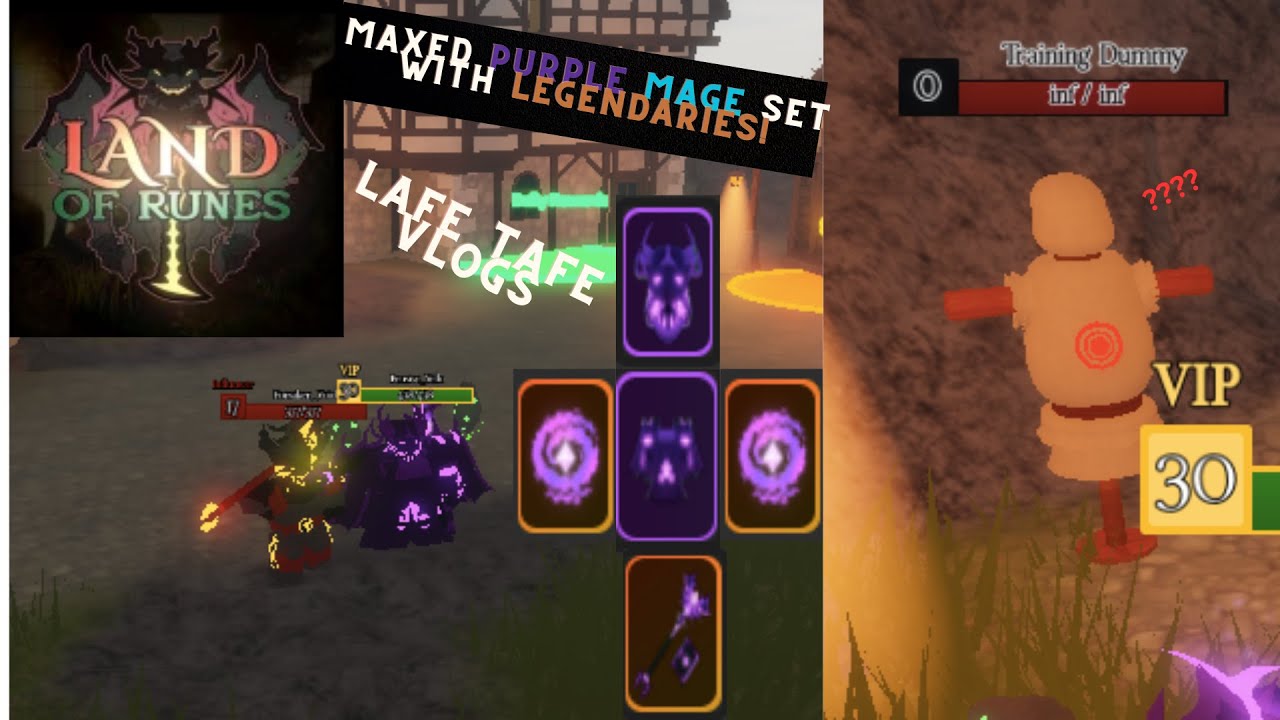 Showcasing full Purple Dragonstone Mage set with legendary weapon and ...