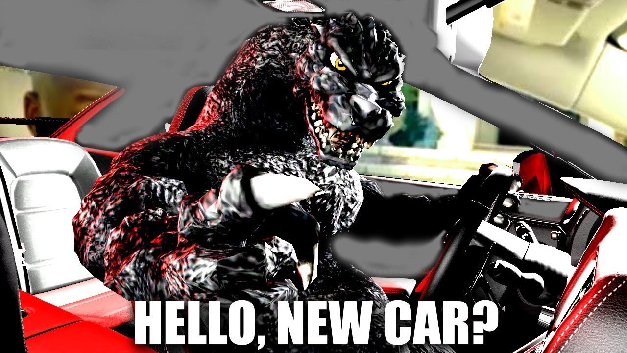 Godzilla Buys A New Car: Part 3 - YouTube
