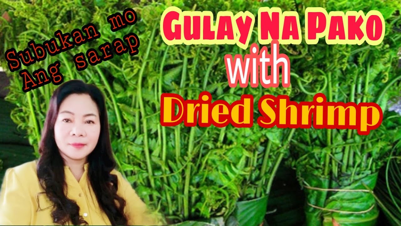 Gulay na Pako with Dried Shrimp l Pako recipe - YouTube