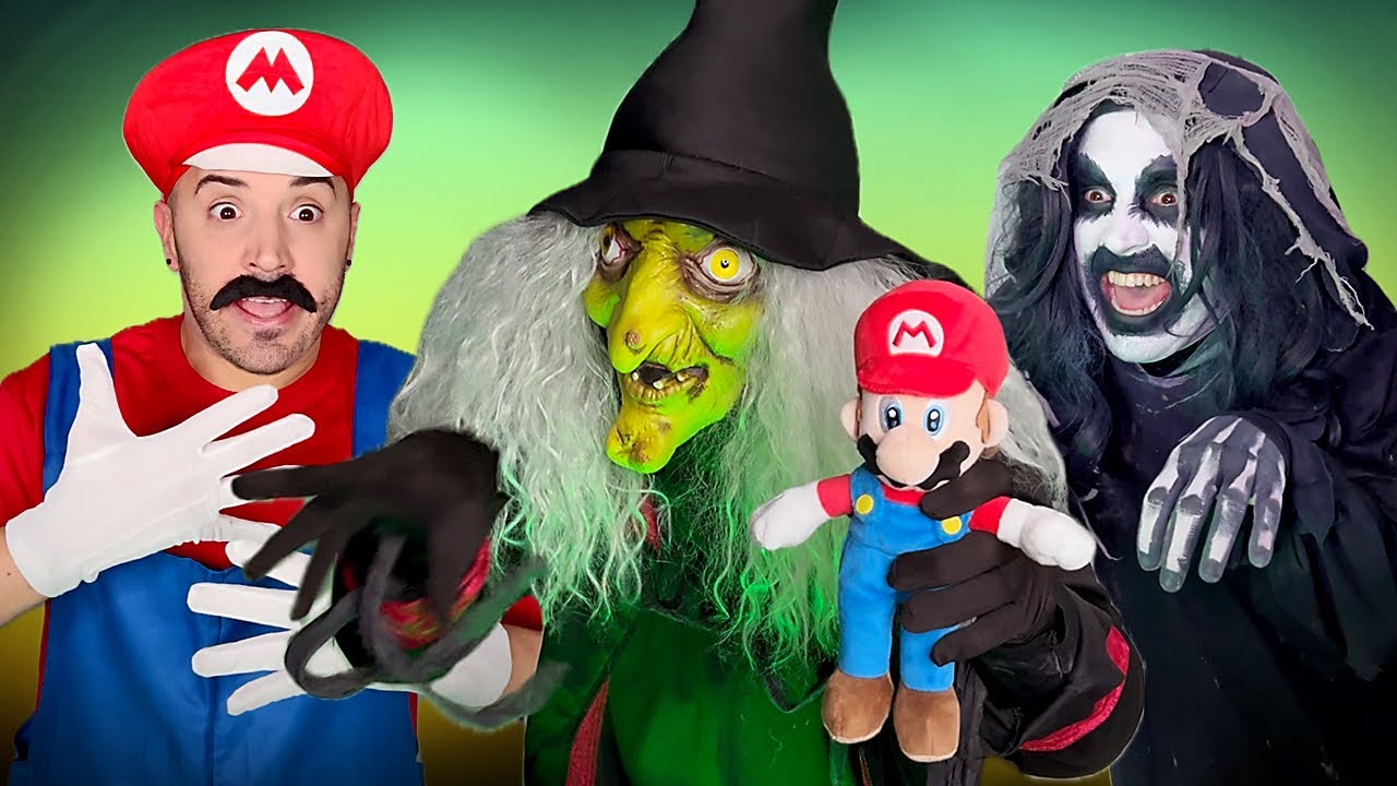 Super Mario and Monster fight evil 🧙😱 - YouTube