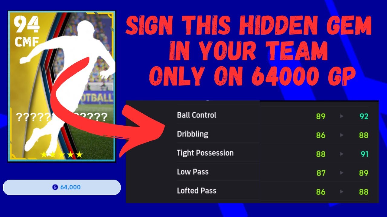 sign this 94 rated CMF in efootball to build squad stronger - YouTube