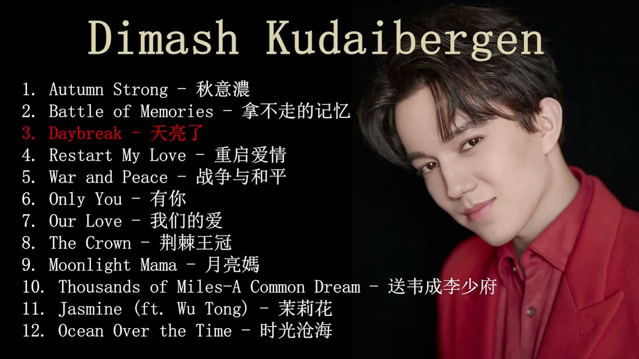 Best Of Dimash Kudaibergen - Dimash Kudaibergen Full Album Playlist ...