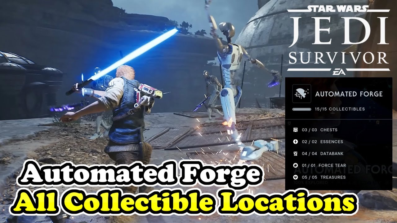 Automated Forge All Collectible Locations Star Wars Jedi Survivor ...