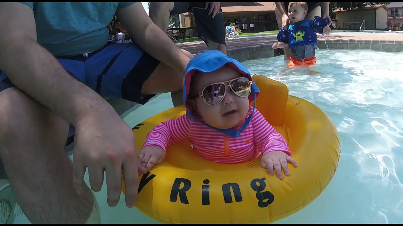 Alice's First Swim! - YouTube
