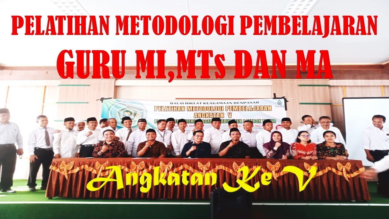 Kemenag Lombok Timur Gelar Pelatihan Metodologi Pembelajaran Bagi Para ...