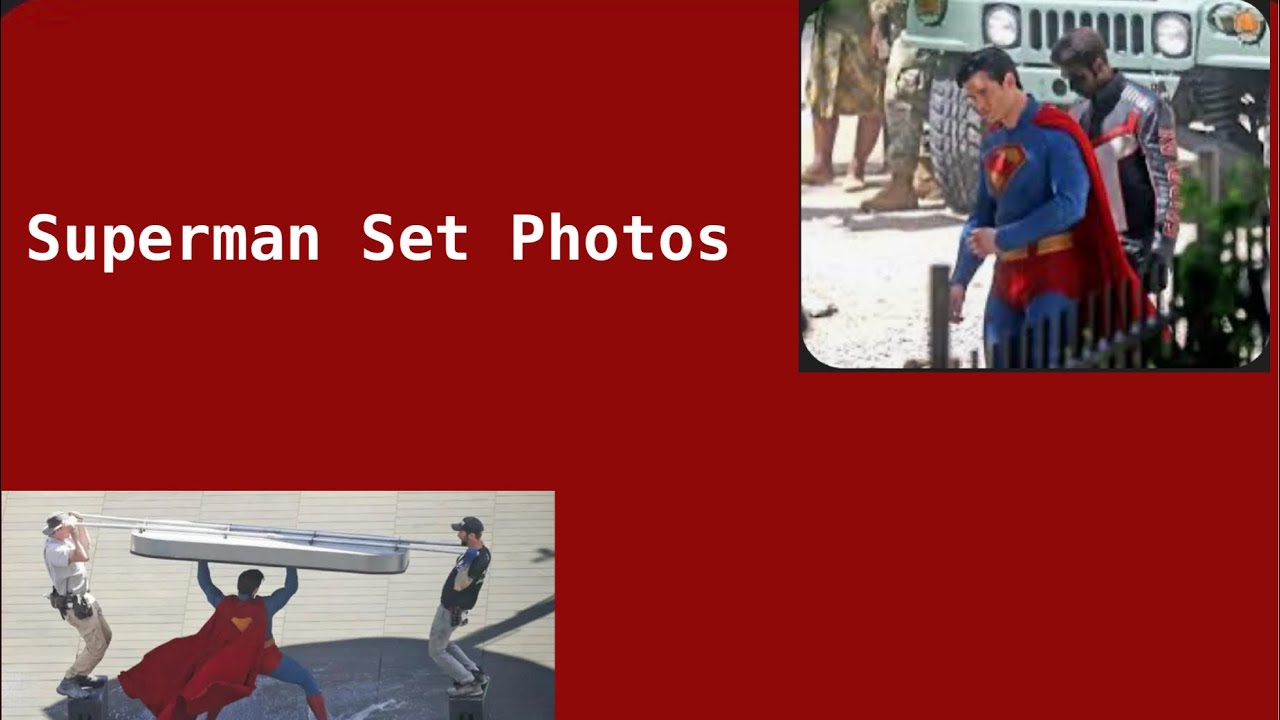 Superman Set Photos | This Week In Film Ep. 6 - YouTube