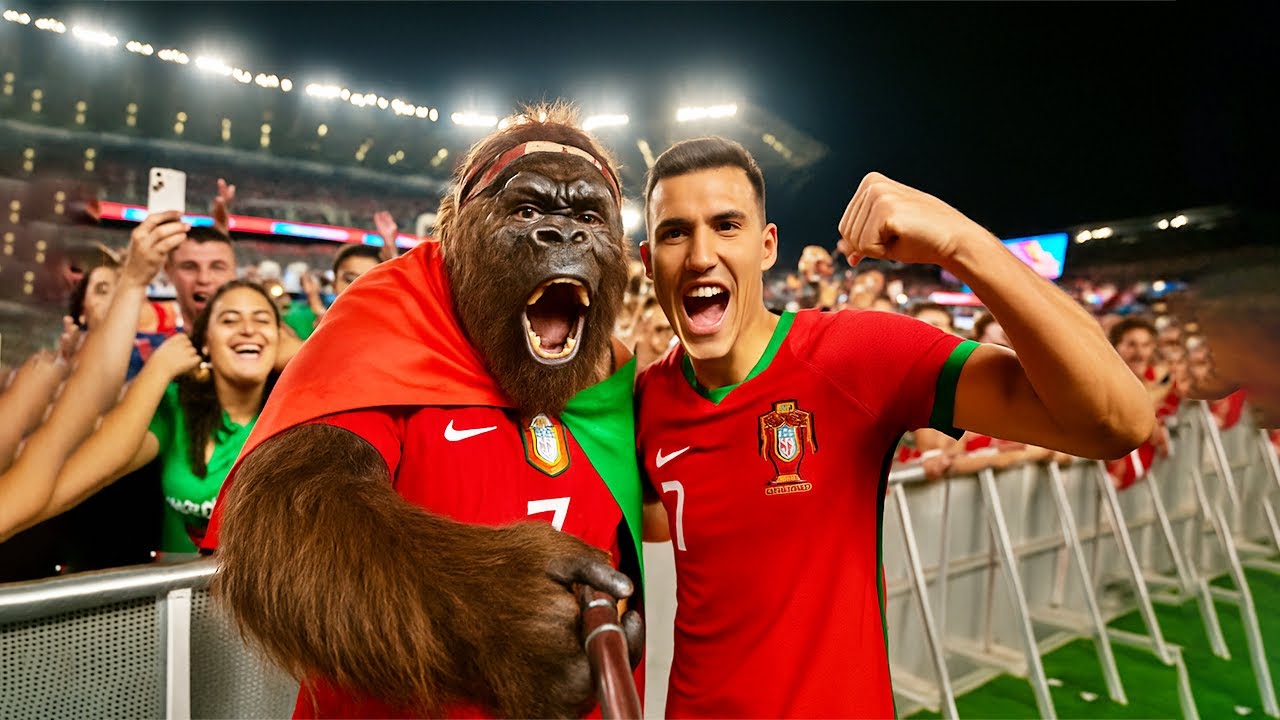 Bigfoot Goes to a Massive Football Match & Meets His Idol | Bigfoot ...