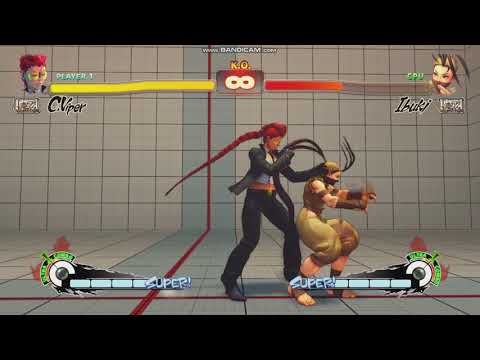 Street Fighter 4 Electro Ryona - Ibuki grabbed and electrocuted by Viper