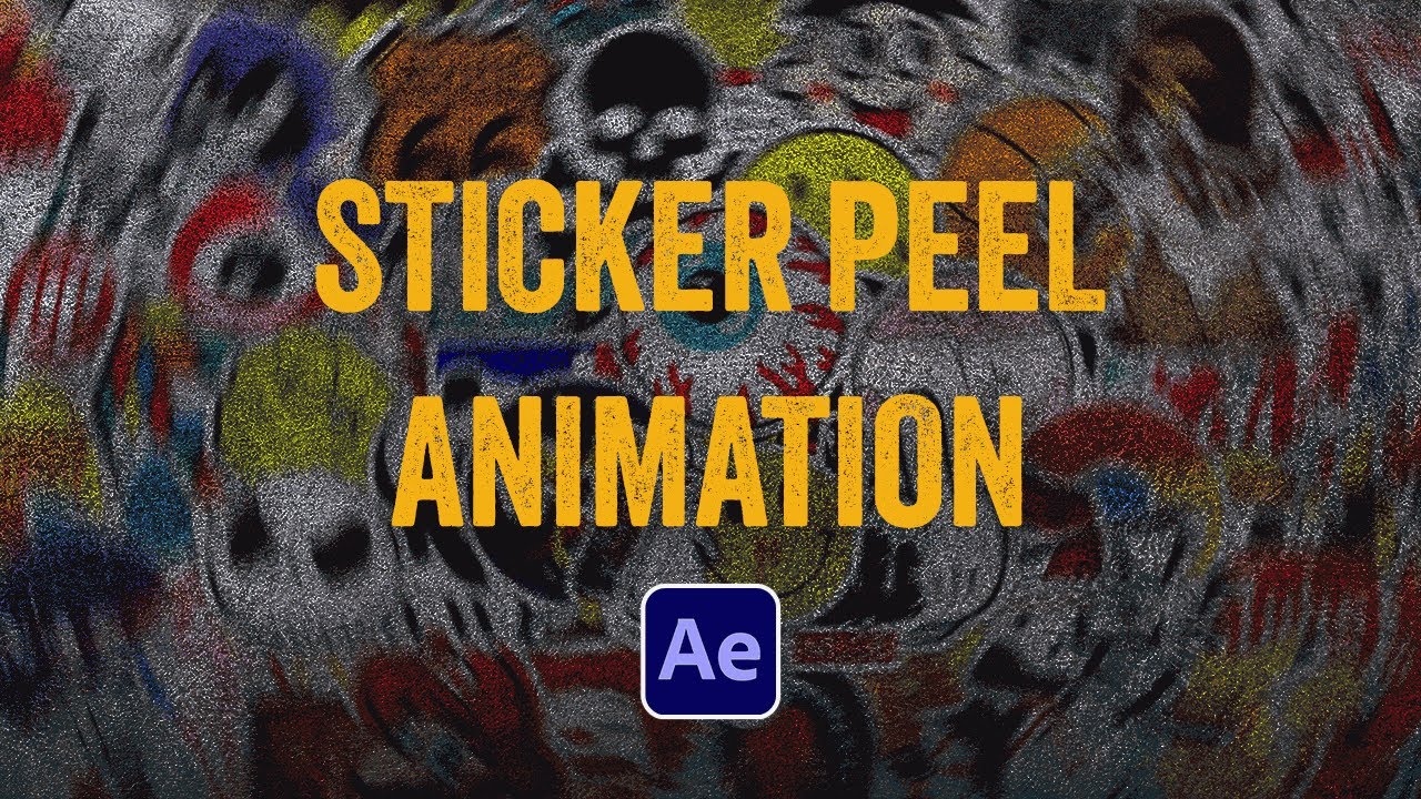 TRENDY Sticker Peel Animation in After Effects! (Super Easy!) - YouTube