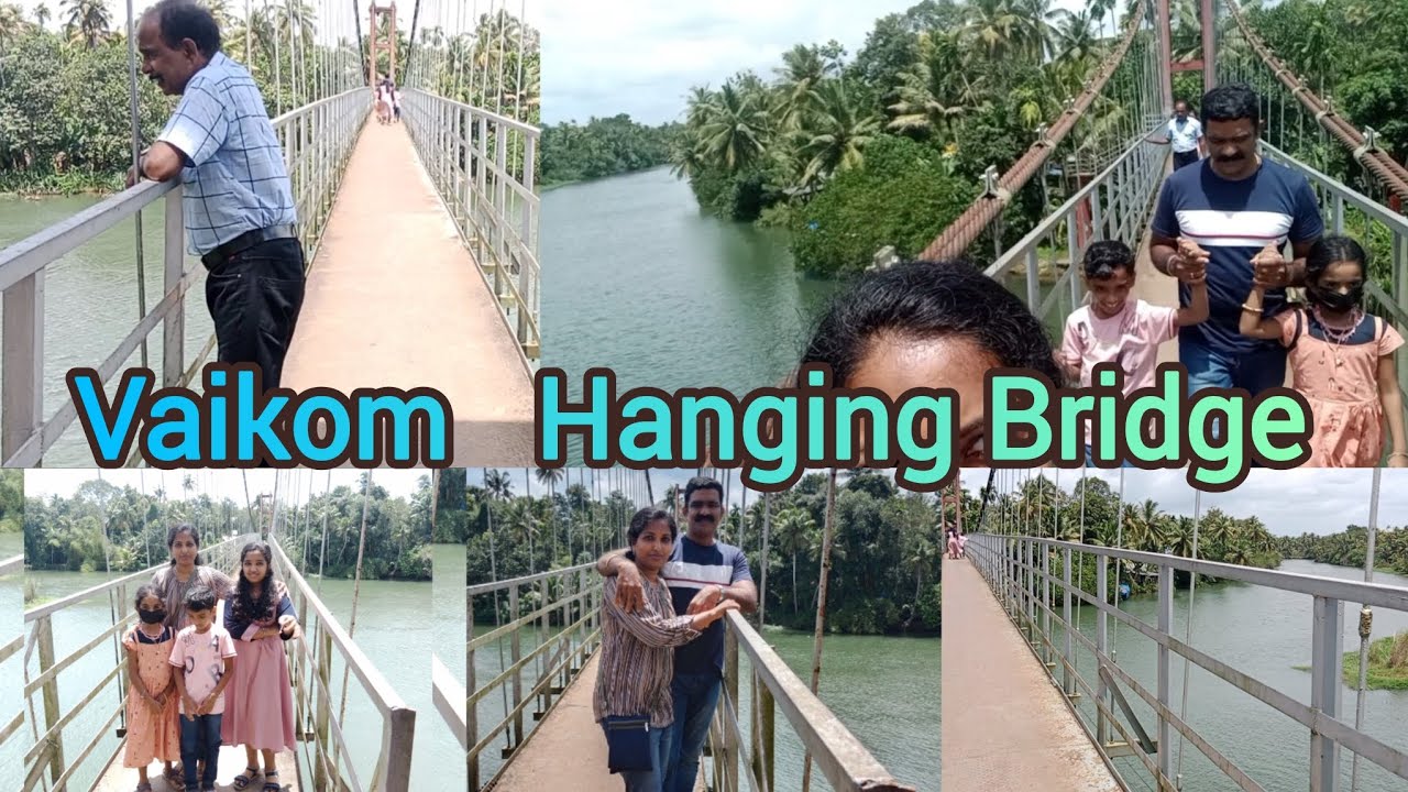 കോട്ടയത്ത് വൈക്കത്ത് കൊച്ചങ്ങാടിയിൽ വന്നാൽ തൂക്കുപാലം കാണാം# ...