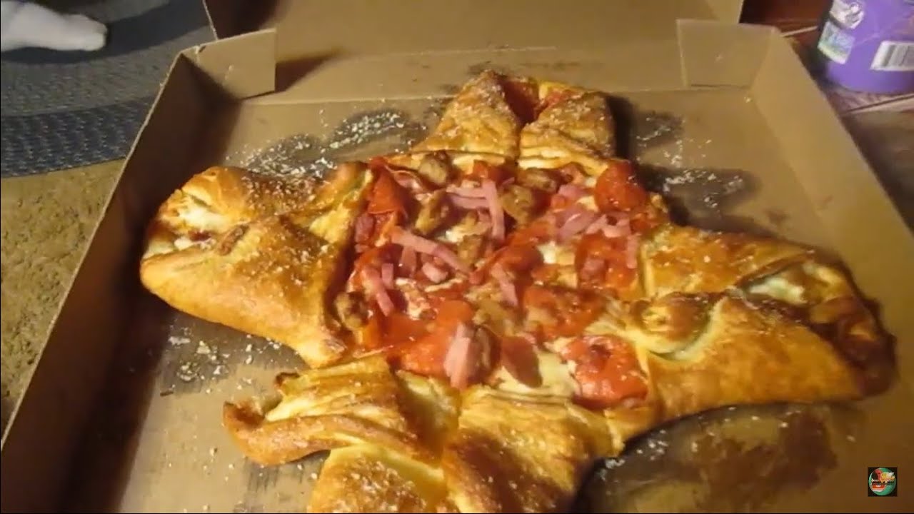 Little Caesars 4 Quarter Calzony - YouTube