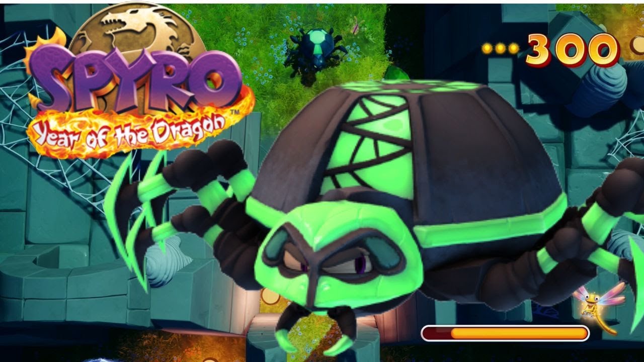SECRET SPIDER BOSS! | Spyro Year of the Dragon | 100% Let's Play ...