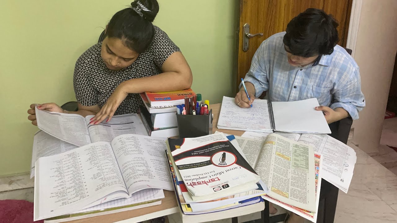 A day in life of a Government job aspirants life*woke up at 3AM to ...