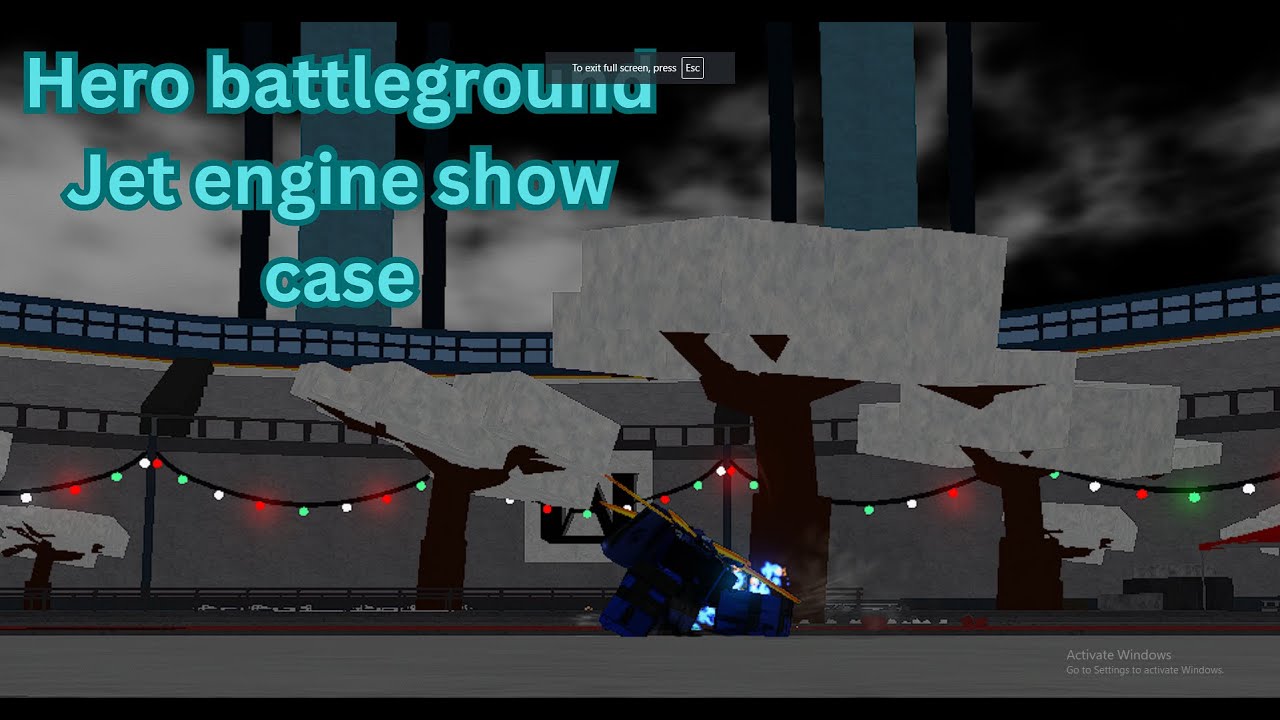 Show casing Jet engine. (hero's battleground) - YouTube