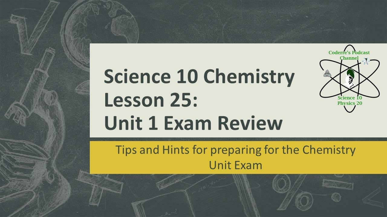 Science 10 Chemistry Unit Exam Review - YouTube