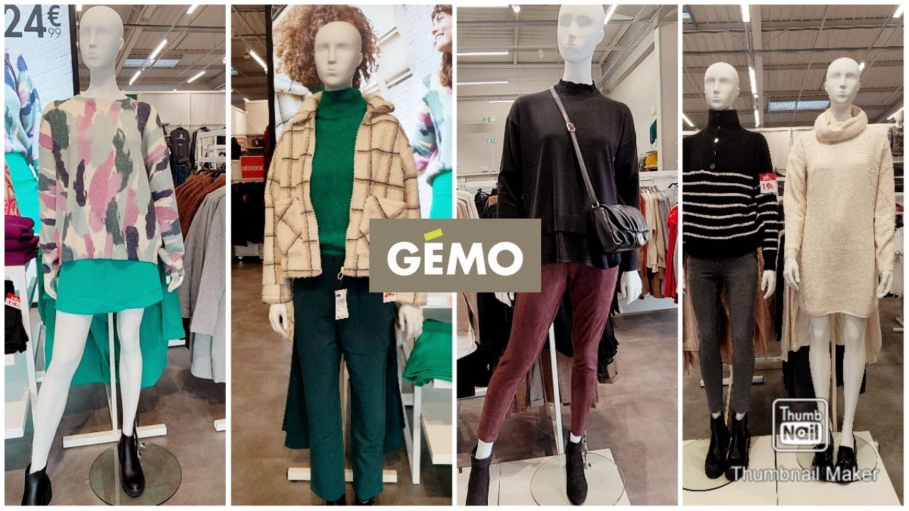 GEMO NOUVELLE COLLECTION FEMME 11 OCTOBRE 22 - YouTube