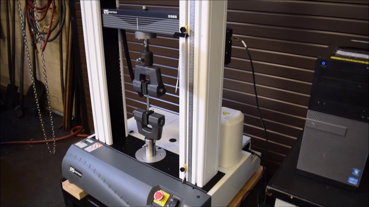 Used 5 kN Instron 3365 Material Testing System with Bluehill 2 Software ...