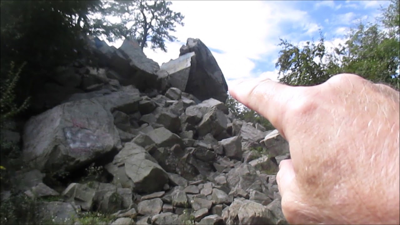 PROFILE ROCK FROM TWO DIFFERENT POINTS. FREETOWN, MA - YouTube