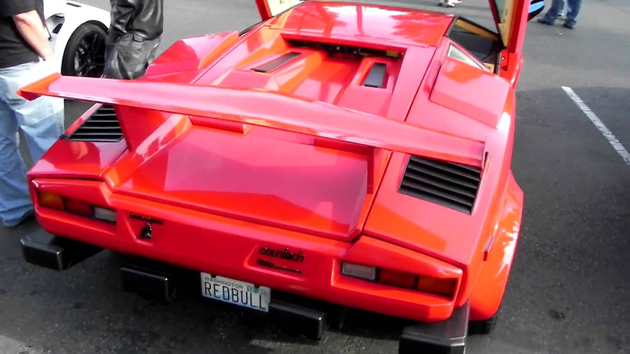 LAMBORGHINI COUNTACH 1986 Fuel Injected V12 Supercar - YouTube