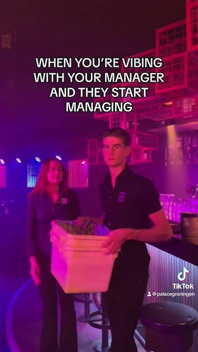 WHEN YOU'RE VIBING WITH YOUR MANAGER AND THEY START MANAGING - YouTube