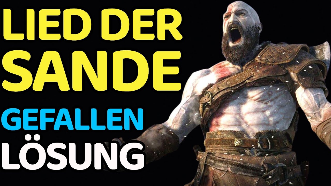 God of War Ragnarök Gefallen Lied der Sande Lösung Walkthrough Guide ...
