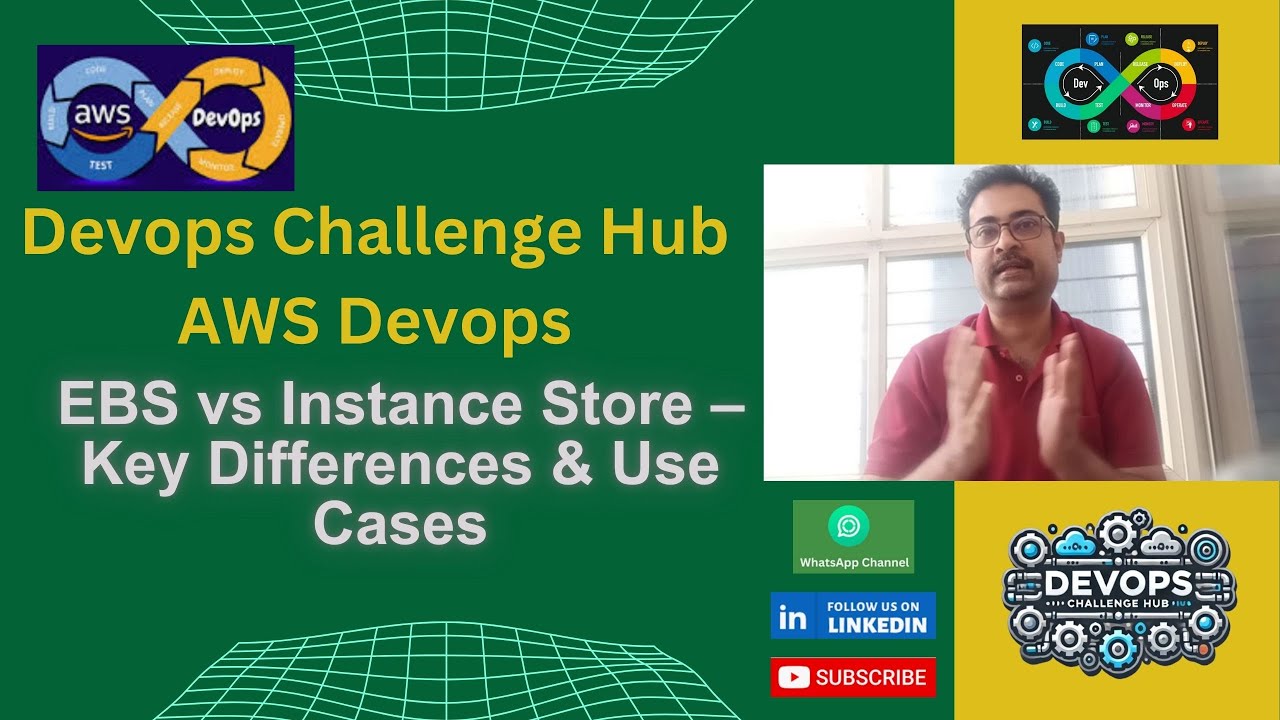 Devops Interview: AWS Devops: 5 EBS vs Instance Store – Key Differences & Use Cases - YouTube