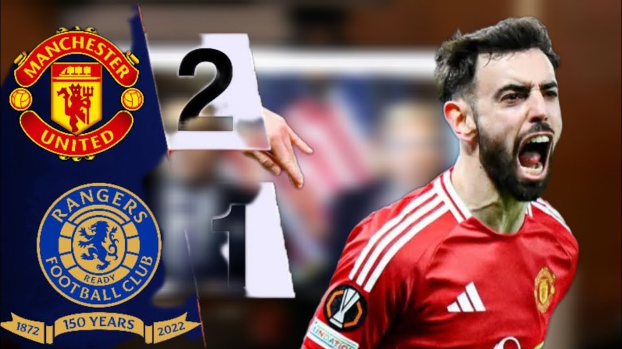 Manchester united vs Rangers 2-1 goals - YouTube