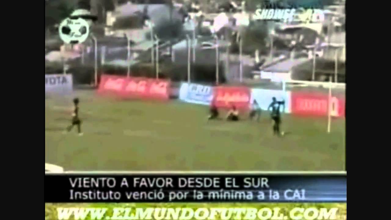 Windy football - goal kick blown out of play for a corner - YouTube