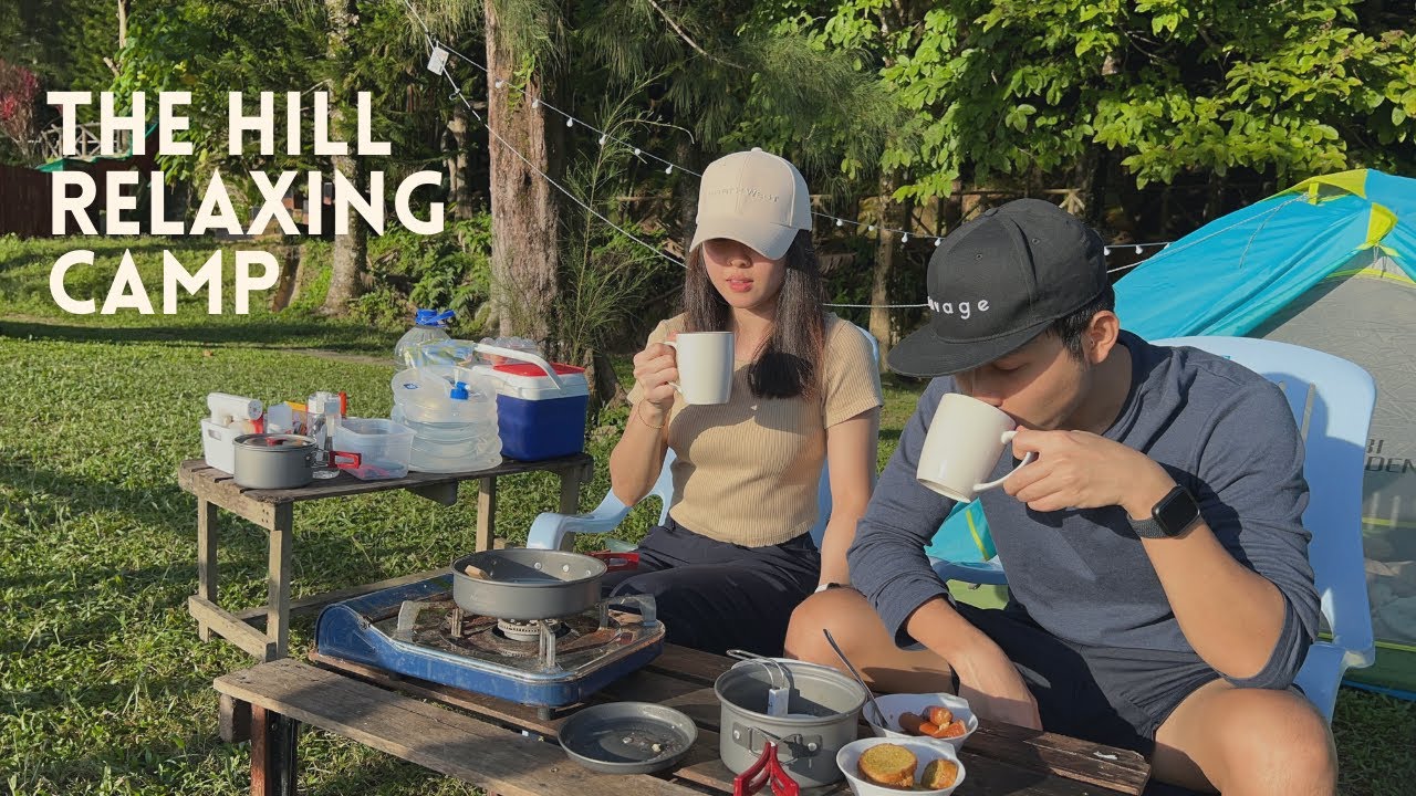 Camping Vlog. The sound of relaxing nature sound | ASMR | The Hill ...