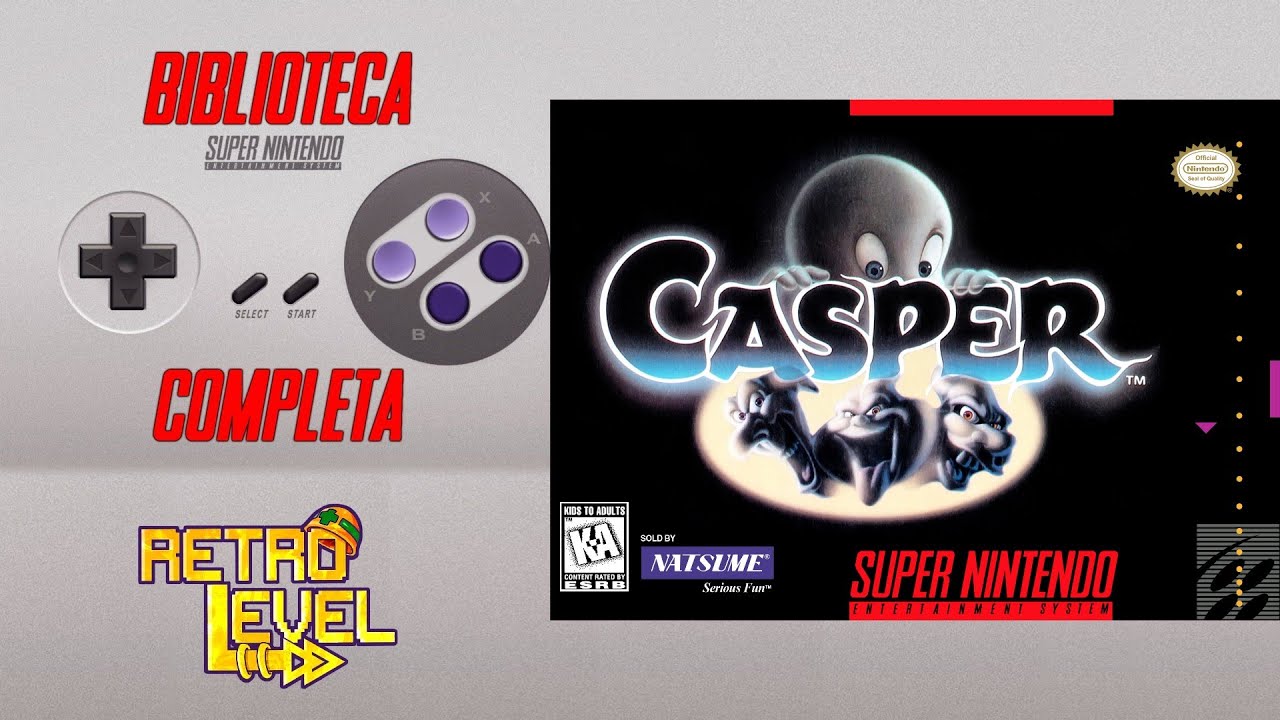 Casper (Gasparzinho) - Biblioteca COMPLETA do Super Nintendo #187 - YouTube
