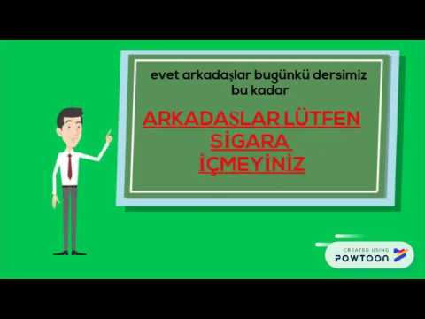 Sigaranın zararlarını anlatan animasyon (CTN)