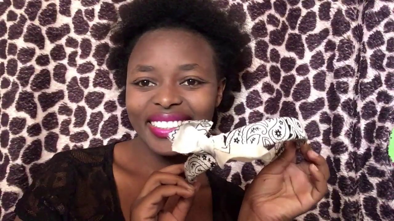 How to make a bandana hair bridge - YouTube