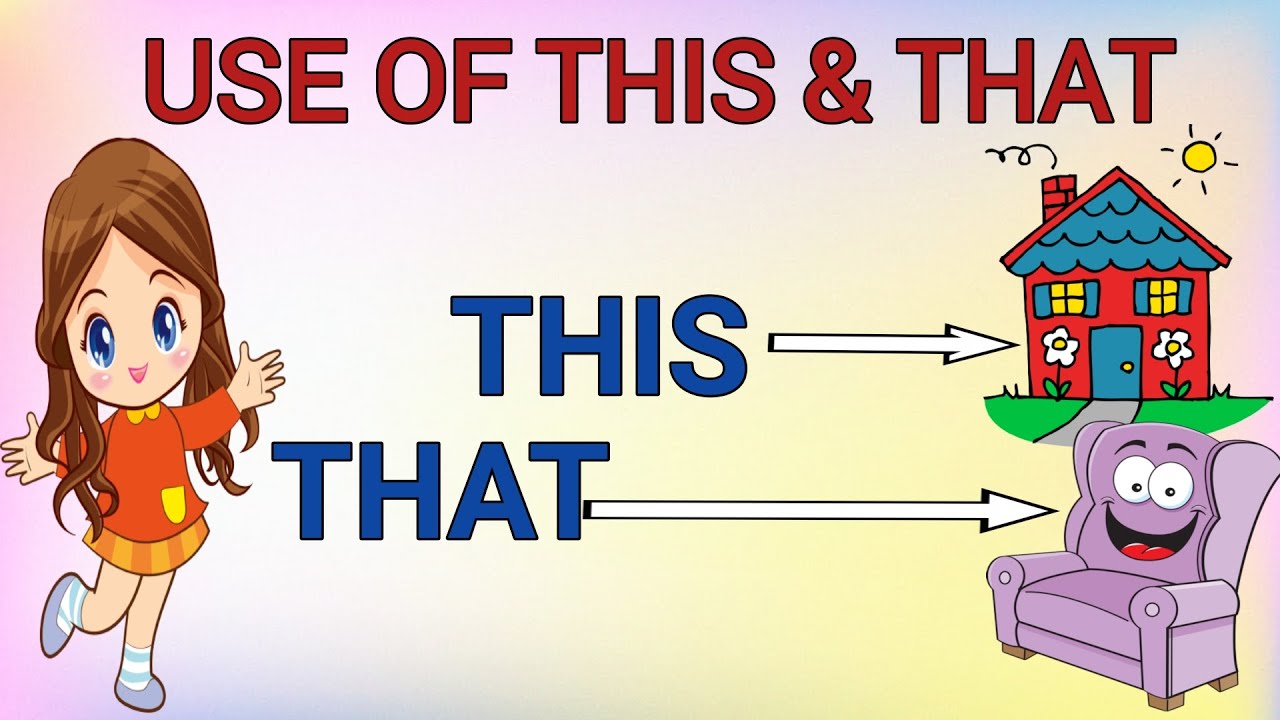 Use Of This & That |This & That For Kids | This & That With Example ...