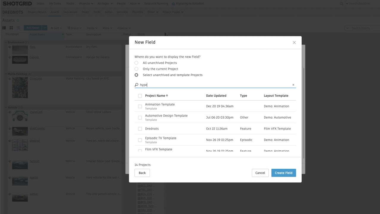 ShotGrid - Apply New Fields and Statuses to Projects - YouTube