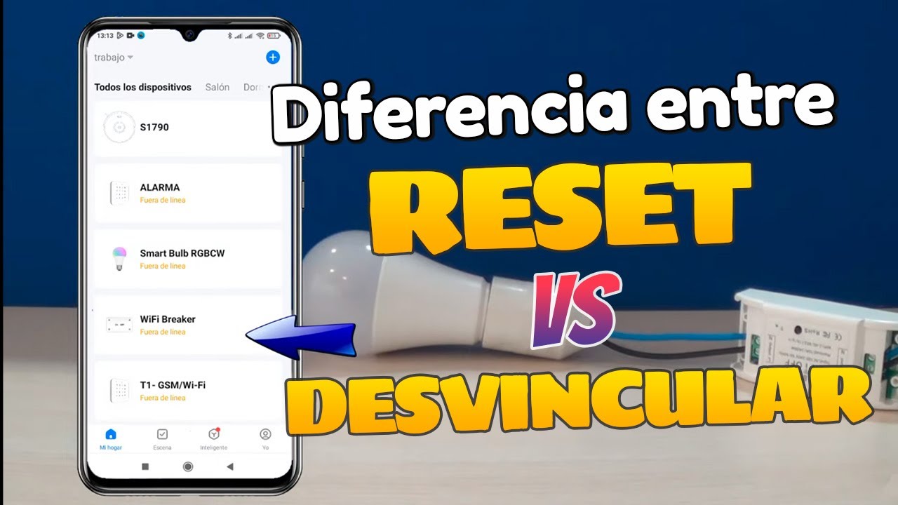 Diferencias entre hacer un reset y desvincular un producto en Tuya ...