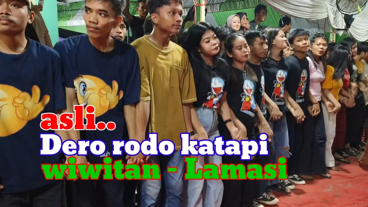 Asli..dero rodo Katapi vokal jhems,silas & jeni art // wiwitan - Lamasi 5 September 2023 - YouTube