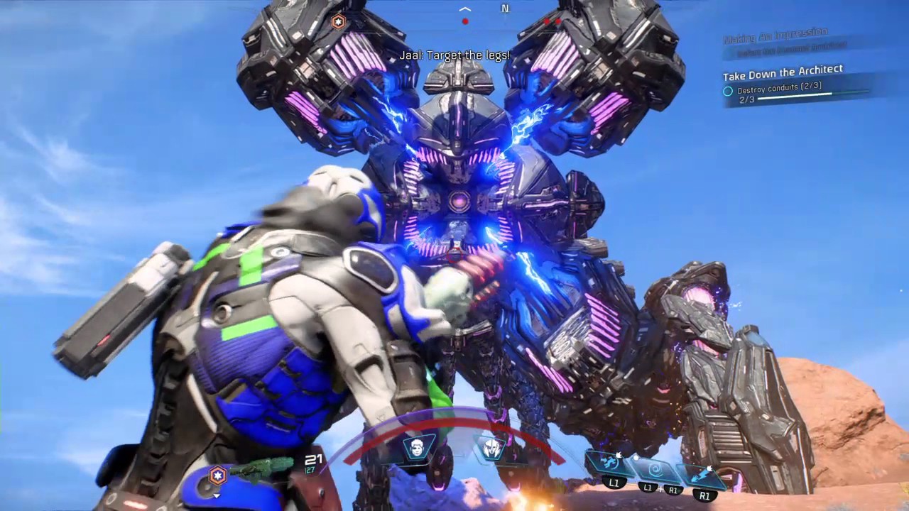 Mass Effect™: Andromeda Architect Boss Battle - YouTube