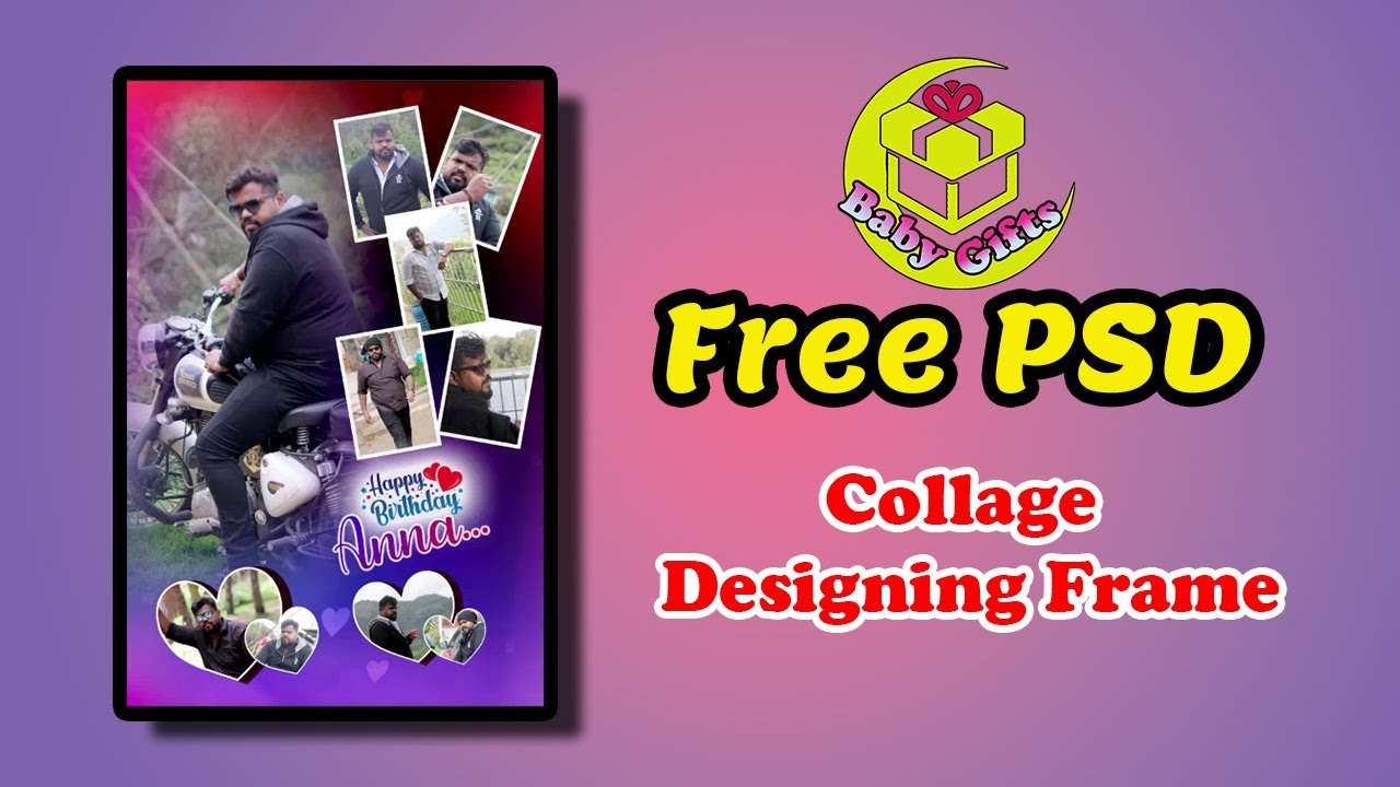 Design Your Perfect Collage with Our Free Photo Frame Template PSD ...