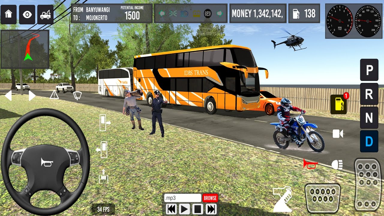 New Best Realistic Luxury Indian 3D City Model Local Bus Highway Drive ...