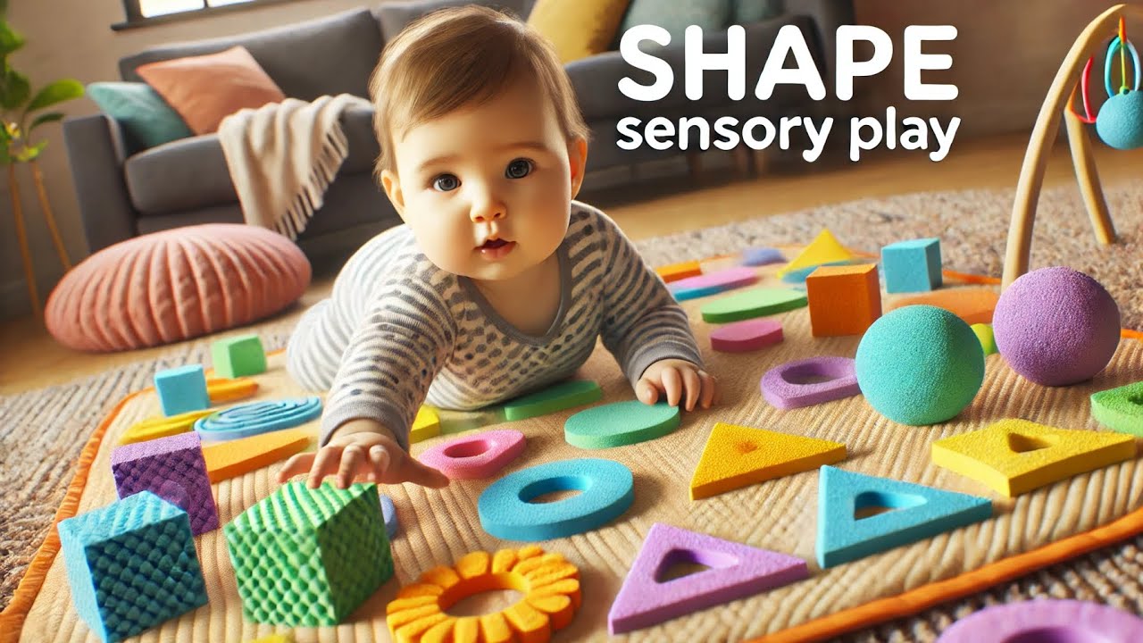 Baby Learning Videos | Shape Sensory Play: Discovering Fun with Touch ...