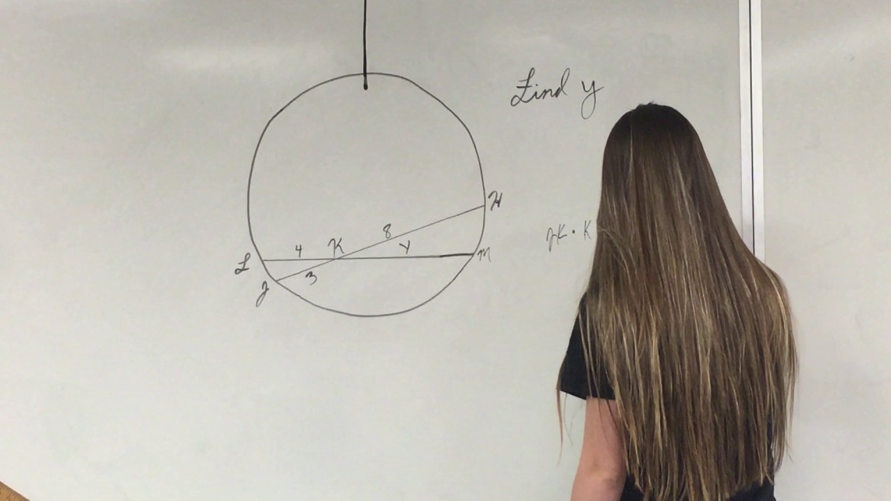 Find the length of the chord of a circle - YouTube