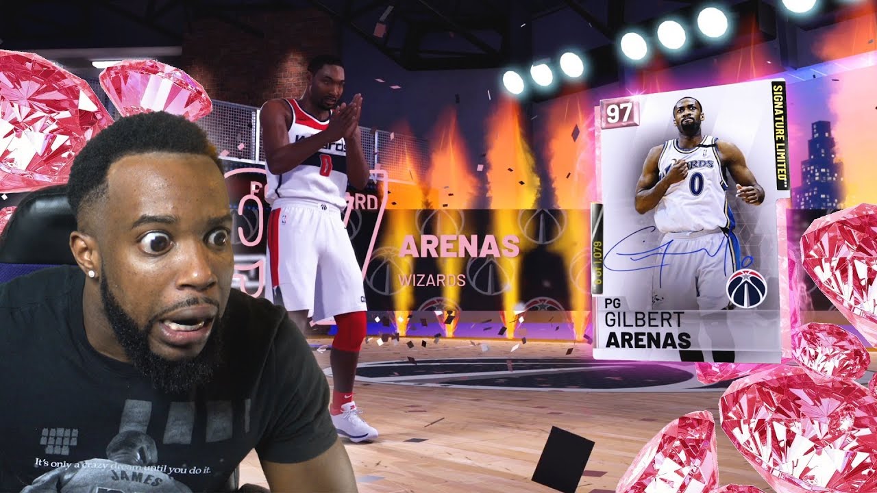 I PULLED PINK DIAMOND GILBERT ARENAS! 2 MILLION VC PACK OPENING! NBA ...