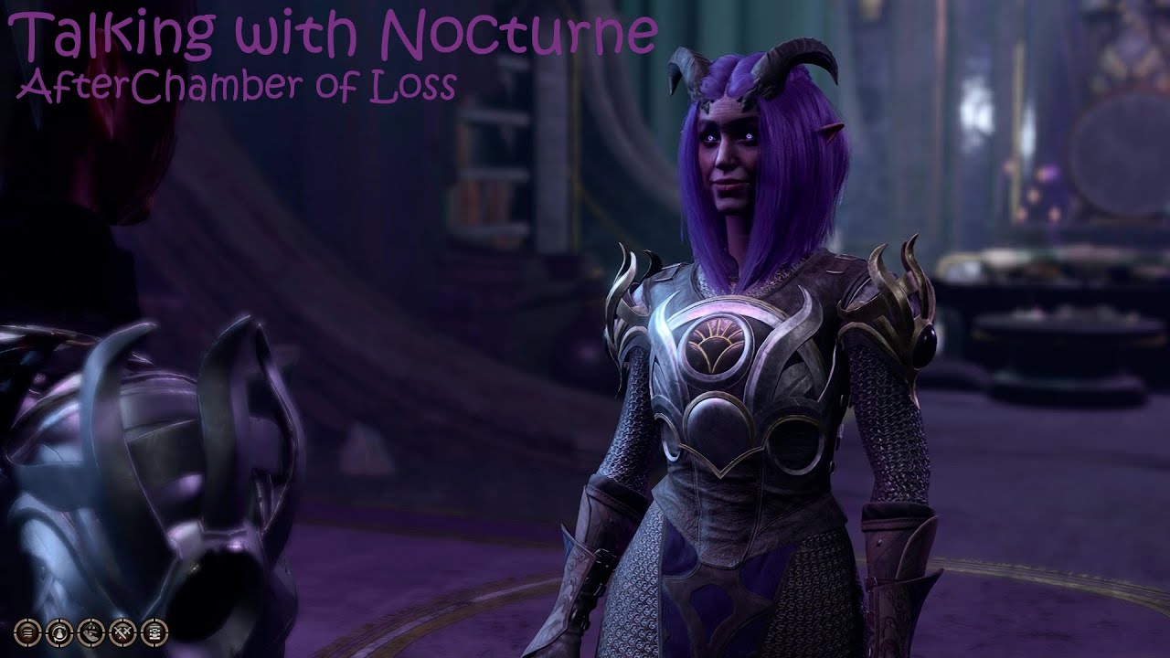 Baldur's Gate 3 - Talking with Nocturne, after CoL [Sharran Shadowheart ...