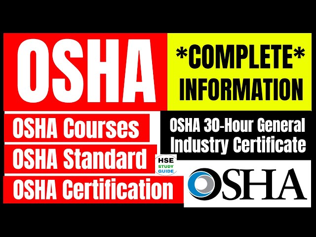 Osha 10 Certificate Template