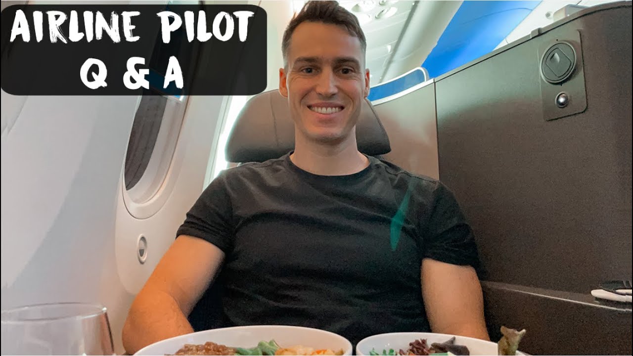 Airline Pilot Q&A from 37,000 feet in United Business Class - YouTube