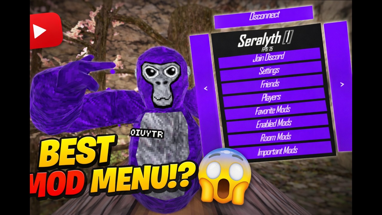 show casing seralyth mod menu - YouTube